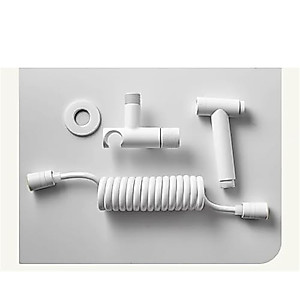 Bidet Brass Faucets Cold Water Toilet Corner Valve Handheld Hygienic Shower Head Wash Car Pet Sprayer Airbrush Tap 811592W-A02