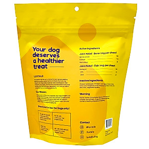 LuvTails Joint Relief Soft Chew Supplements for Dogs, Omega 3 for Dogs Chewable EPA, DHA Dog Omega 3 Supplement with Herring Oil, Turmeric, Banana Powder 60 Chews