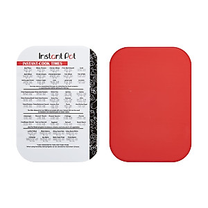 Instant Pot Official 2 Piece Cutting Mat with Cook Times, 10x14 Inch, Multicolor