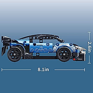 HEGOAl Champion Racing Car Building Set Toys,1:18 Scale Sports Car DIY Toys for Boys Age 7 8 9 10 11 Years, 248 Pieces