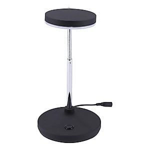 Bostitch Office LED Metal Gooseneck Desk Lamp, Flicker Free, Adjustable Head (VLED1800BK), Black