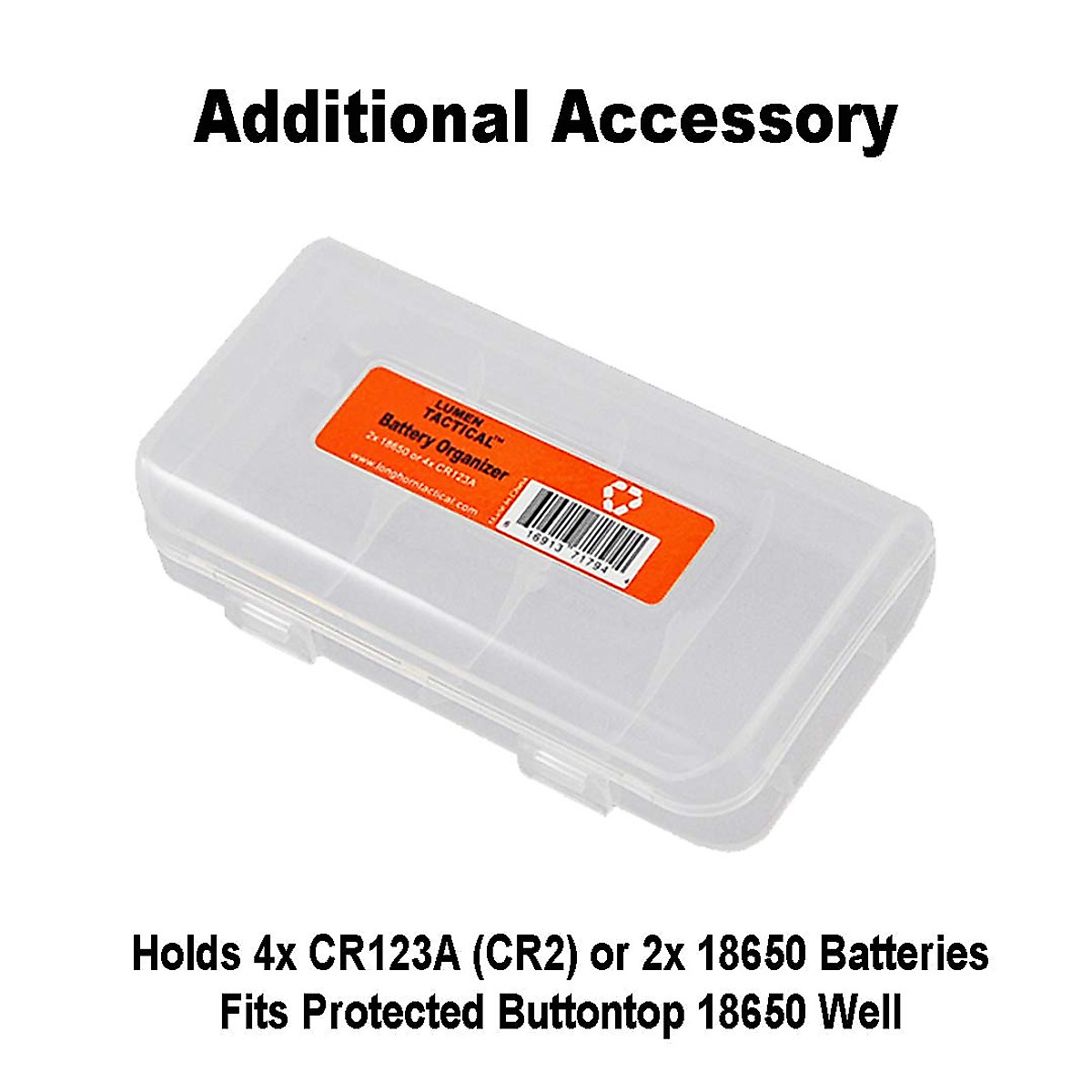 Nitecore UI2 Dual-Slot Intelligent Lithium-ion Battery USB Charger for 18650, 18350, 20700, 21700, 14500, 16340 and More, and LumenTac Battery Organizer