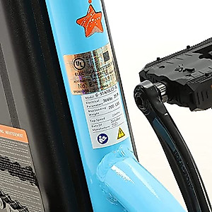 ECOTRIC Step-Through-2 20" Folding Electric Bicycle Powerful 350W Motor 36V/12.5AH Removable Lithium Battery City Bike Alloy Frame Ebike LED Display - 90% Pre-Assembled