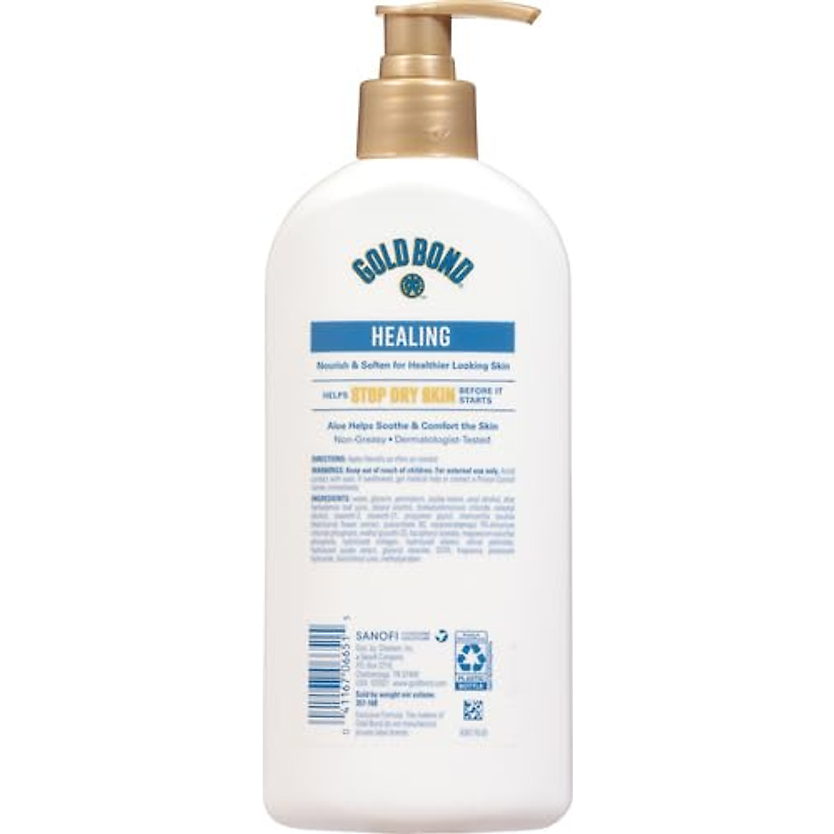 Gold Bond Healing Hydrating Lotion, 14 oz., With Aloe, Moisturizes, Immediate 24-Hour Hydration