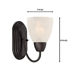 Designers Fountain 15005-1B-34 Torino Wall Sconce, Oil Rubbed Bronze