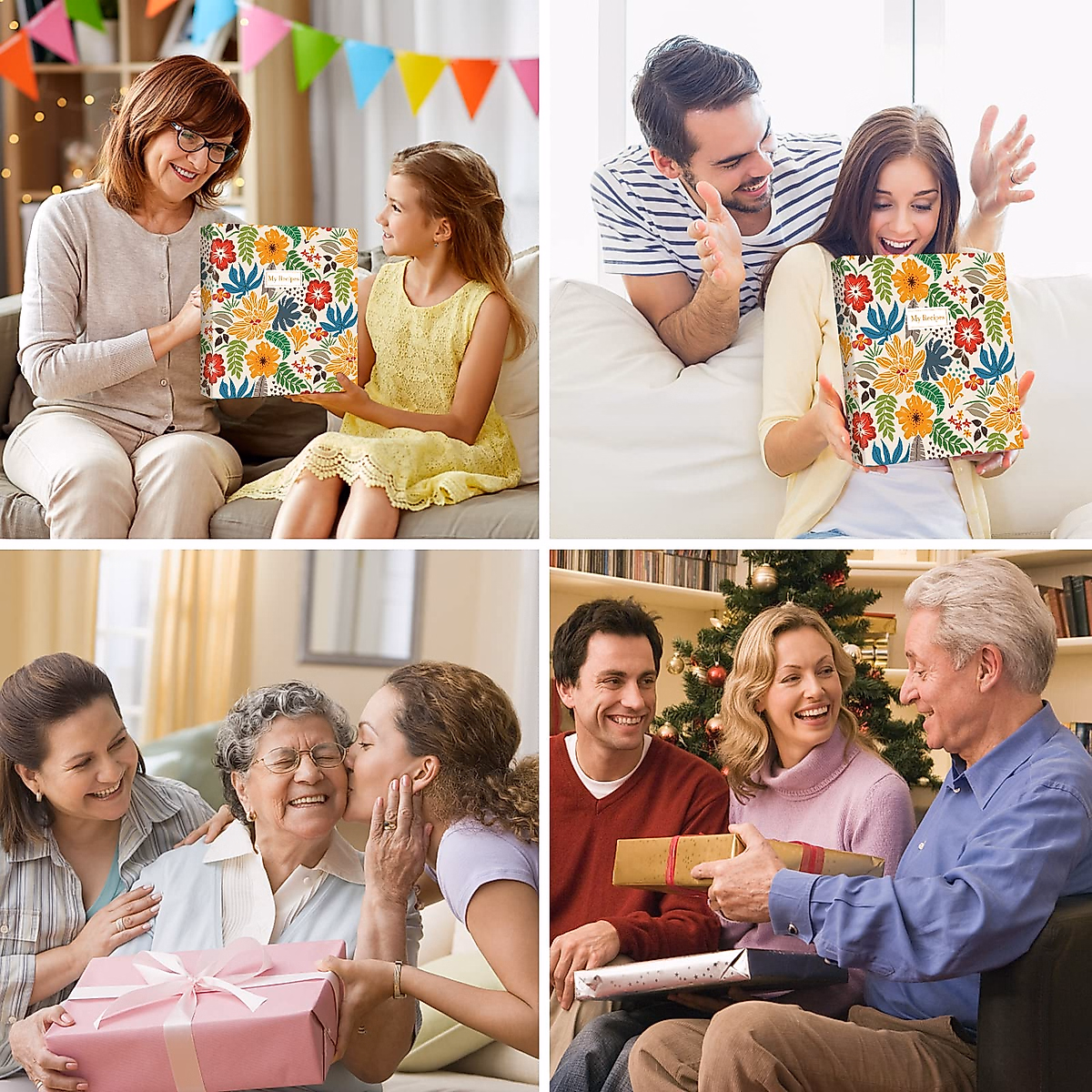 SUPMIND Recipe Binder 8.5" x 11" 3 Ring Full Page-Make Your Own Cookbook Binder with Plastic Page Protectors, Color Printing Paper and Full Page Dividers for Family Recipes.