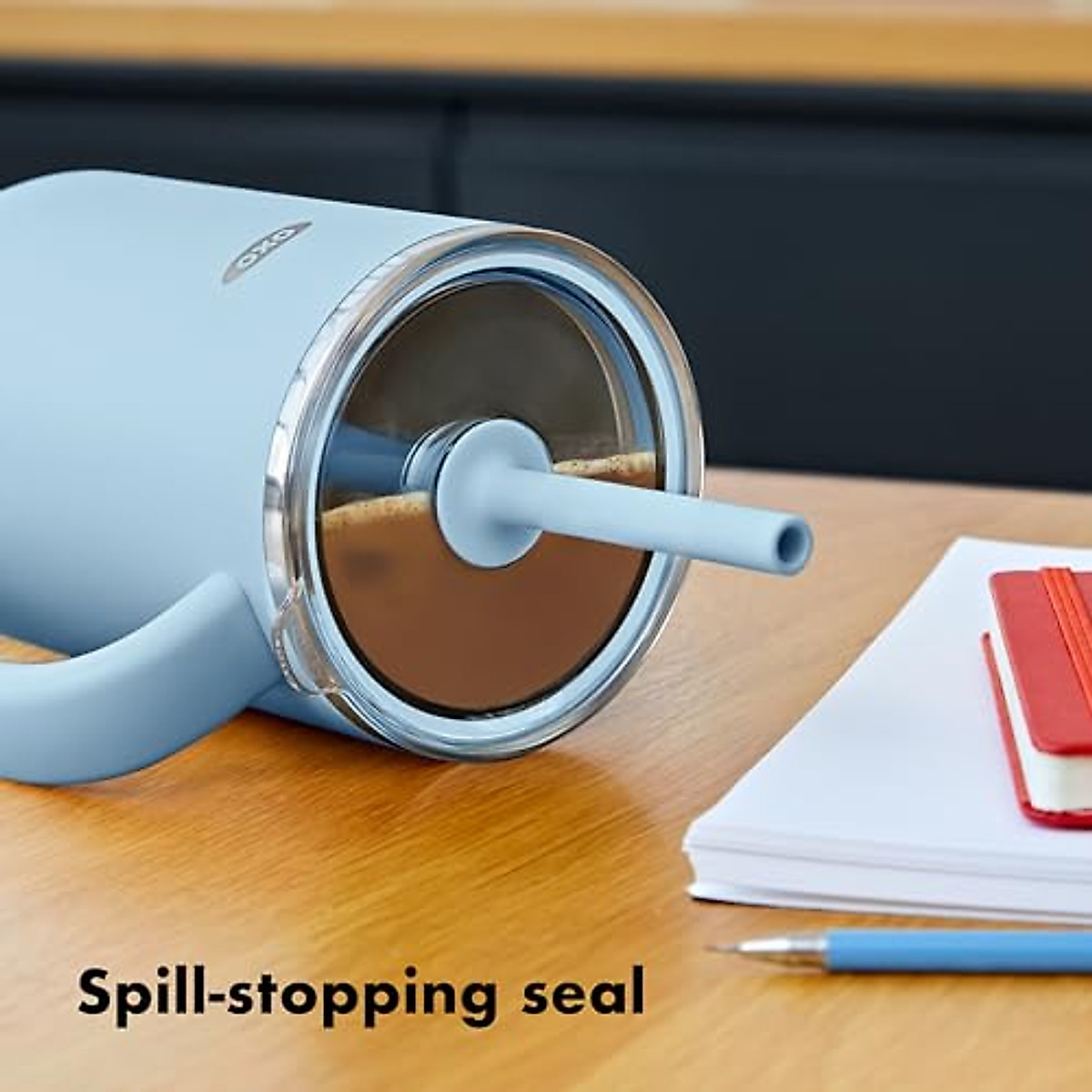 OXO Strive XL Tumbler with Handle – 32 oz. – Blue Topaz