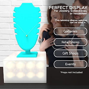 Frosted Acrylic Display Box Counter Retail Merchandise Storage Bin No Lid with Open Bottom 7" x 7" x 4" Flippable Cubby for Tradeshows and Expos by Marketing Holders