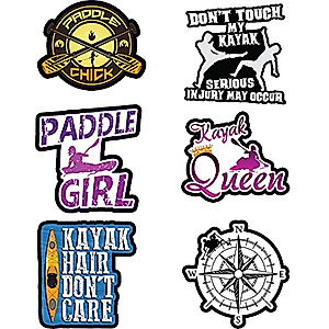 Kayak Stickers – Great Kayaking Accessories – Waterproof Stickers for Kayak – Kayak Decals- 100% Waterproof Vinyl Stickers