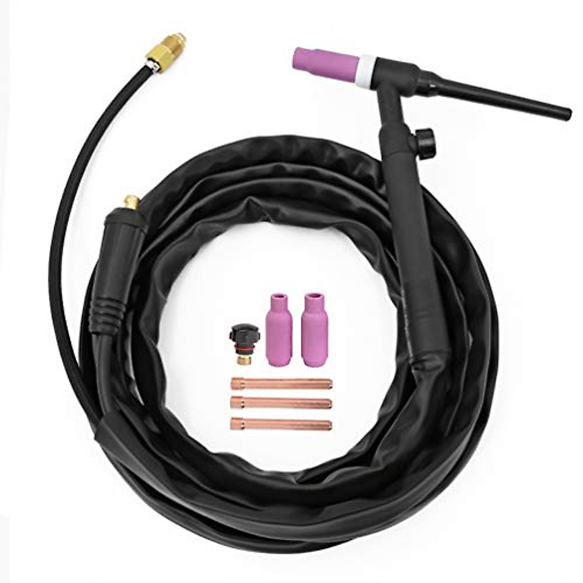 HZXVOGEN TIG Welding Torch WP17V 4M Welder Torch 140A 150-Amp Air Cooled SR-17V TIG Welder Gun with Europe Plug for Lift TIG Lift ARC