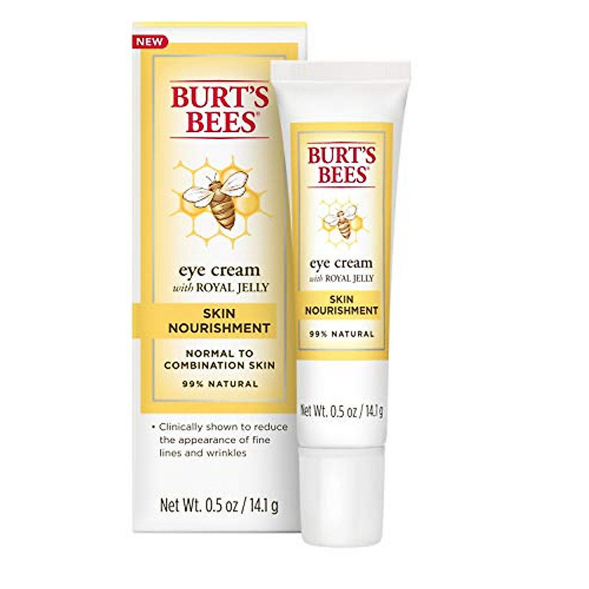 Burt's Bees Skin Nourishment Eye Cream for Normal to Combination Skin, 0.5 Oz (Package May Vary)