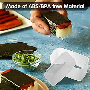 Spam Musubi Mold, 2 Pack Musubi Maker Press, Make Your Own Hawaiian Spam Musubi at Home, BPA Free, Non-Stick, The Original Musubi Mold Used in Hawaii restaurants !!!