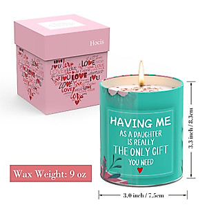 Mothers Day Gifts for Mom,Gifts from Daughter,Mom Gifts Ideas Birthday Gifts for Mom,Christmas Gifts for Mom Funny Gifts Ideas-Scented Candles 9oz