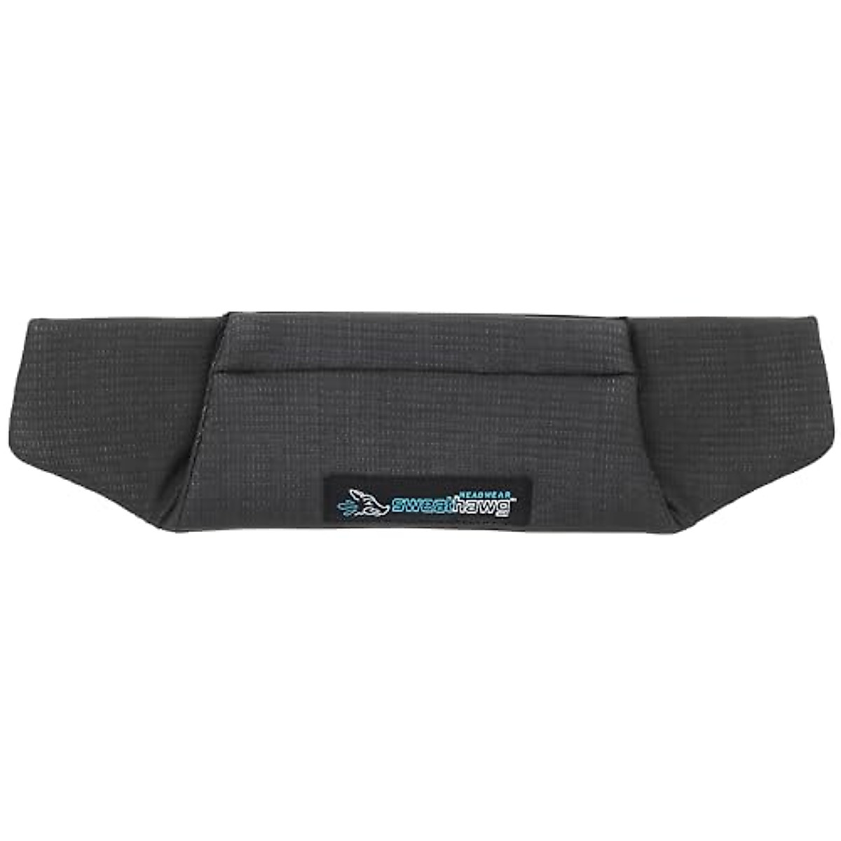 SweatHawg Hard Hat Sweatband - Highly Absorbent Aggressively Wicking Sweat Band Control Excessive Sweating - No Sweat, No Drips - One Size Fits All (Charcoal Black)