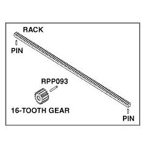 Gear and Rack for Pelton & Crane PCK738