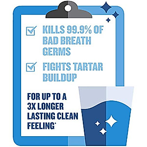 Listerine UltraClean Mouthwash, Arctic Mint - 16.9 oz