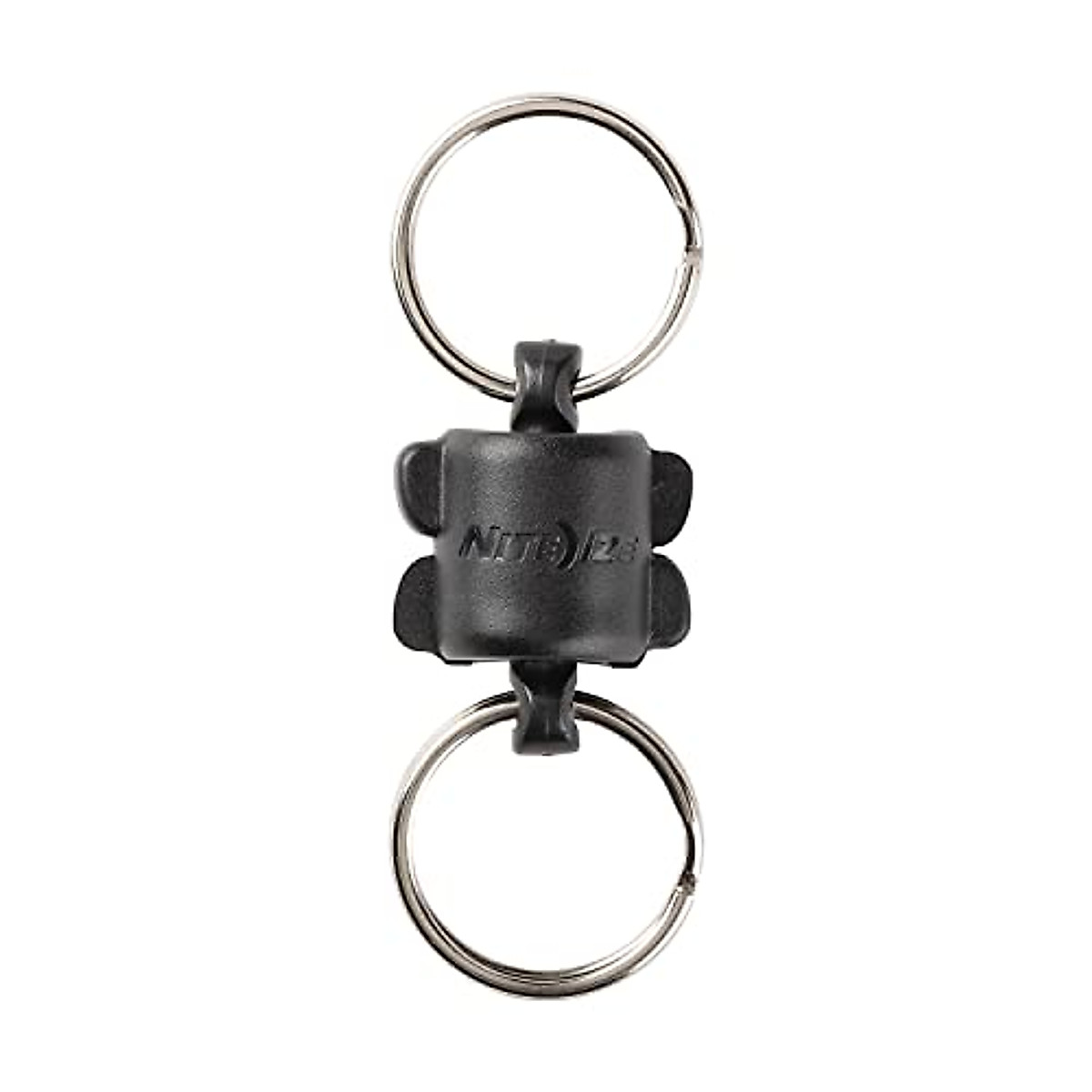 Nite Ize Polycarbonate Keyring 360 Magnetic Quick Connector, Magnetic Locking Split Rings for Keys