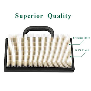 Fremnily 499486 698754 Air Filter for BS 18HP-26HP Intek V-Twin Engines JD MIU11286 GY21056 GY20575 D140 Z245 Craftsman GT5000 GT3000 DYS4500 YS4500 LT1022 1022 LT1024 1024 GT1222 Lawn Mower