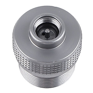 Dioche Gas Adapter, Camping Gas Canister Adapter Convertor Valve Flat Canister to 1L MAPP Gas Adapter