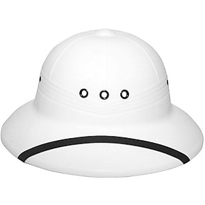 Rothco Pith Helmet - Safari-Style Hat for Sun Protection for Outdoor Adventures (US, Alpha, One Size, White)