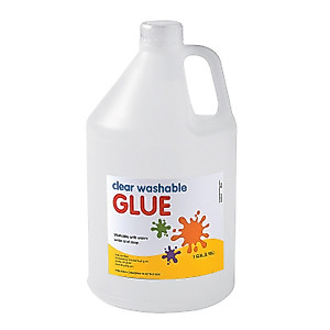 Clear Glue, 1 Gallon, Classroom, Art and Science Supplies, Great for Crafts, Slime and DIY at Home Projects