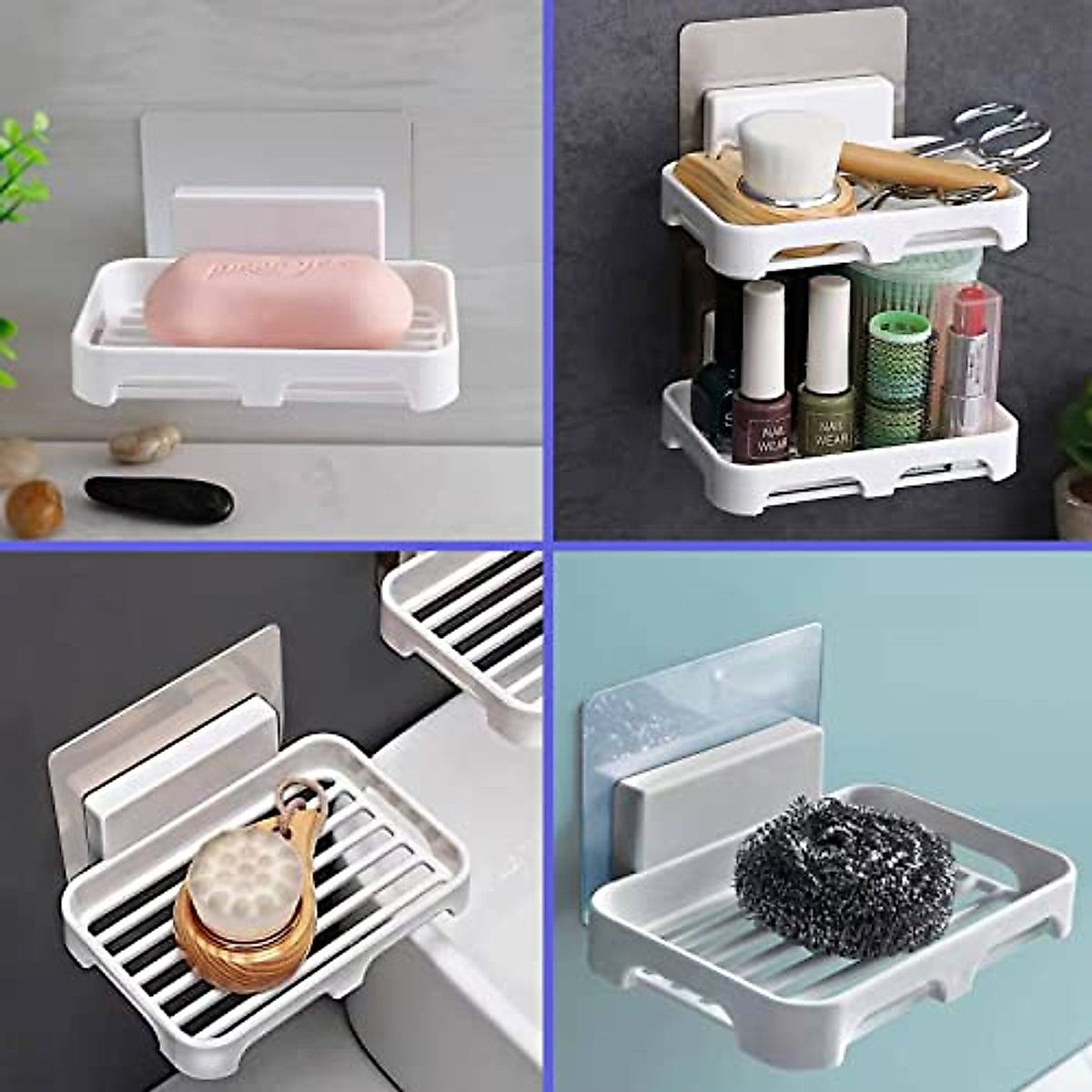 YeeBeny Shower Caddy Suction Cup Set Shower Shelf Shower Basket, rv shower caddy Powerful Heavy Duty Hold up to 22lbs, for Shampoo & Toiletries, Kitchen Bathroom Bedroom Organizer, 3-Pack