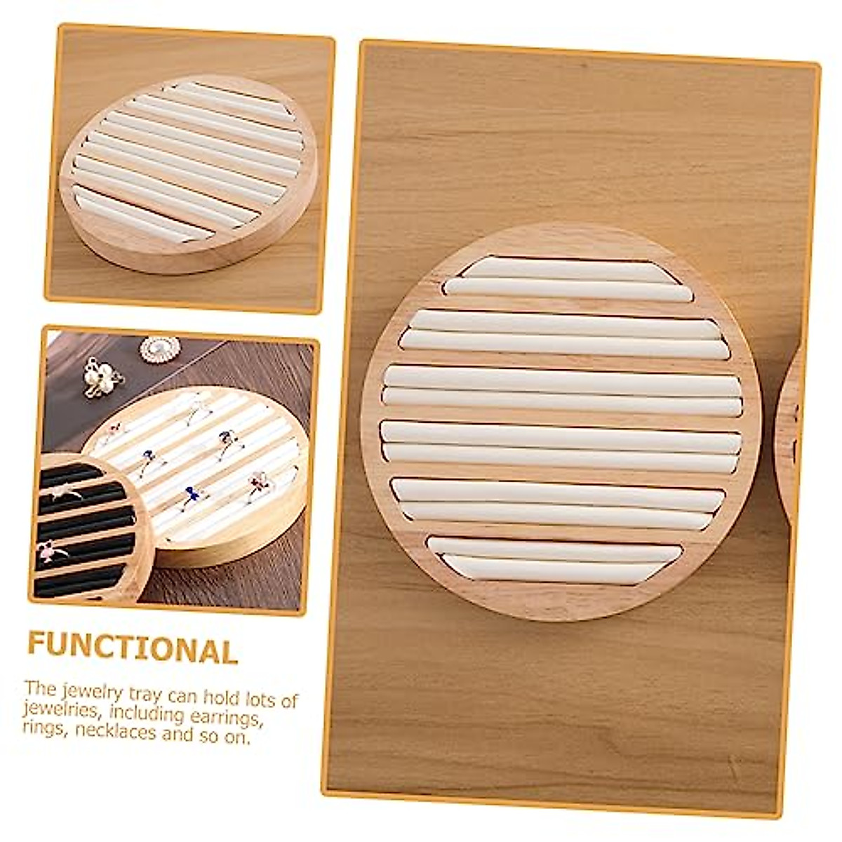 Zerodeko 3pcs Ring Storage Tray Rings Holder for Display Ring Display Organizer Small Ring Organizer Ring Showcase Tray Ring Tray Organizer Small Ring Holder Rings Organizer for Women