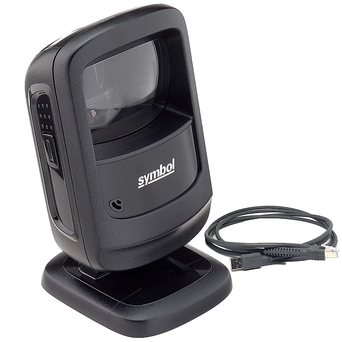 Zebra Symbol DS9208 Handsfree Standard Range Barcode Scanner with Shielded USB Cable, Black - Scans 1D, 2D and PDF417 Barcodes, LED Aimer - DS9208-SR00004NNWW YKGAV