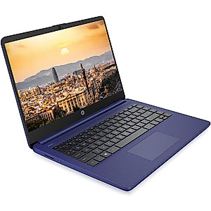 HP 2024 Premium 14'' HD IPS Touchscreen Laptop, AMD Processor Up to 2.59GHz, 4GB DDR4 RAM, 192GB SSD, HDMI, Ultra-Fast WiFi Speed, SD Slot, Windows 11 OS(Renewed)