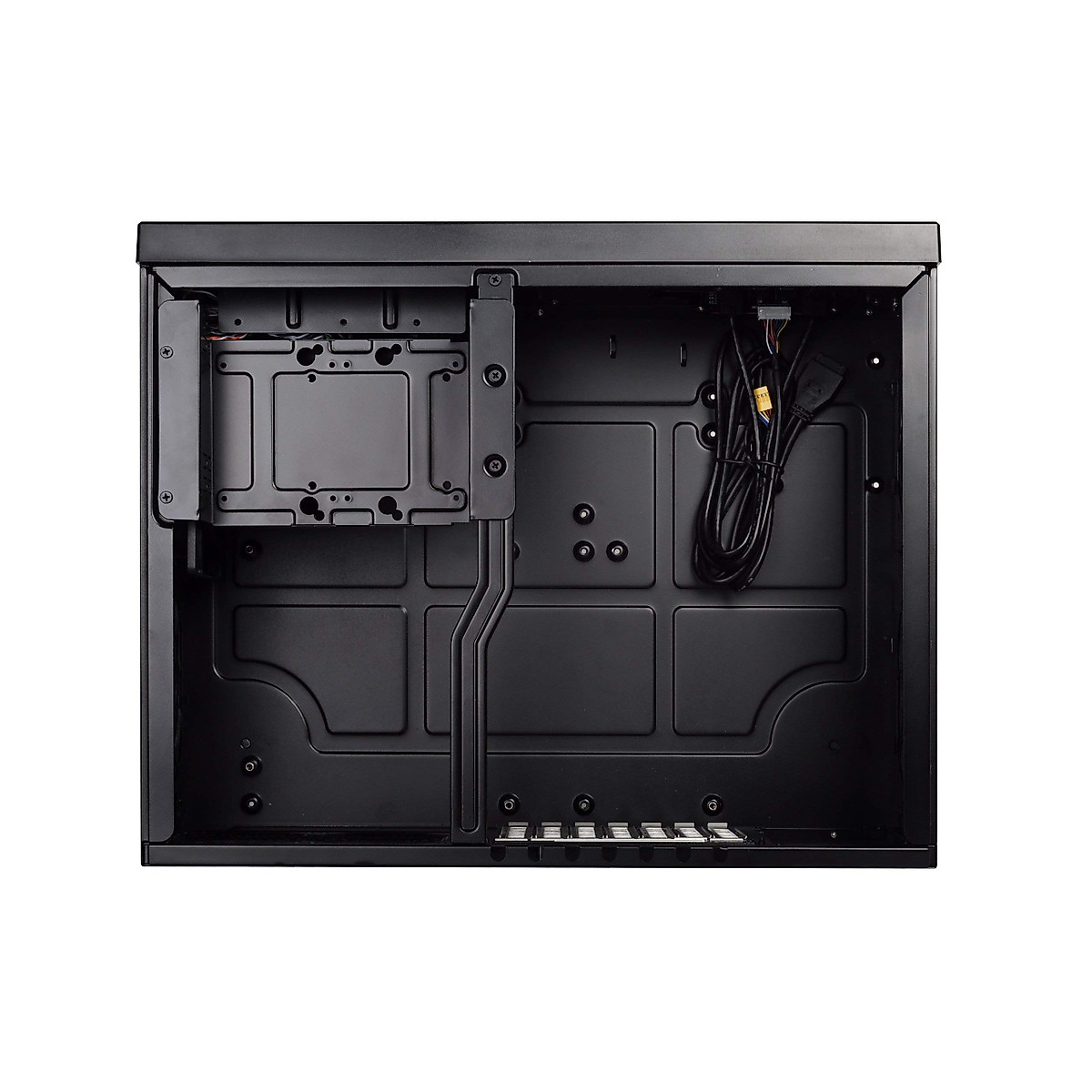 SilverStone Technology Grandia Series Aluminum HTPC Computer Case for ATX / SSI-CEB - Black (GD09B)