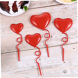 24pcs Valentines Day Cupcake Toppers Valentines Day Cake Picks Happy Valentines Day Cake Decor Valentines Day Party Favors Bridal Shower Cake Decors Heart-shaped Insert Card Bride