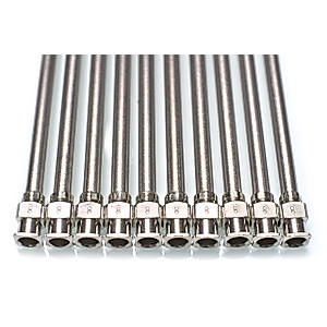 Dispense All - 10 Pack - Dispensing Needle 8G x 5" - Blunt Tip, Luer Lock, All Metal (Stainless Steel)