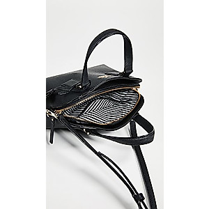 Kate Spade New York Women's Small Lottie Satchel, Black, One Size