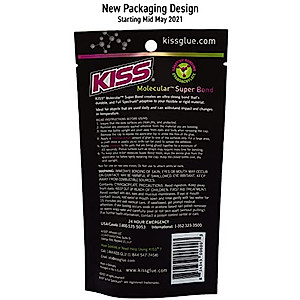 KISS Molecular Super Bond, Rigid & Flexible, Waterproof, 20 Grams, Clear Super Glue