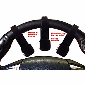 Magnetic Steering Wheel Phone Mount Fits Peloton and Spin Bikes by IQ Labs