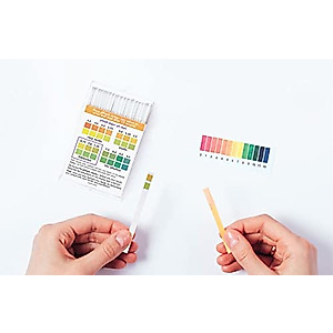 pHresh - pH Test Strips with Free Alkaline/Acidic Food Guide and pH Monitoring Kit - Easy to Use pH Meter - Monitor Your Body's pH Level - Narrow Range of pH 4.5-9.0 - 80ct