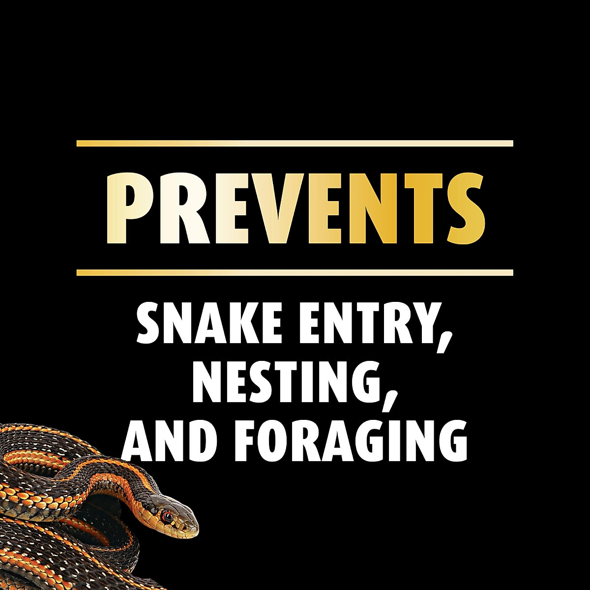 Ortho Snake B Gon1 - Snake Repellent Granules, No-Stink Formula, Covers Up to 1,440 sq. ft., 2 lbs.