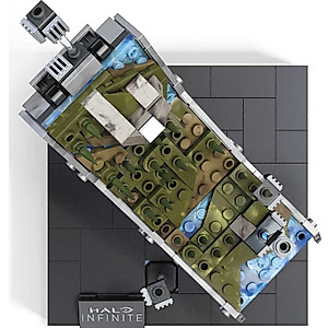 MEGA Halo Infinite Toy Building Set, Forerunner Ring Installation with 301 Pieces and Accessories, 5 Inches Tall, for Collectors