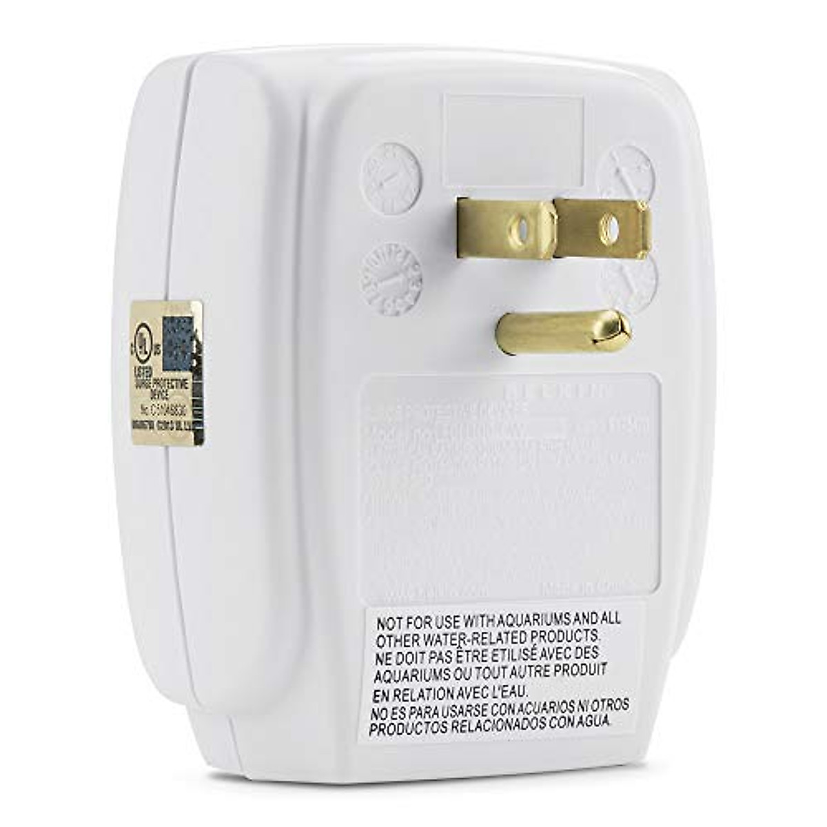 Belkin 1-Outlet Home Series SurgeCube - Grounded Outlet Portable Wall Tap Adapter with Ground & Protected Light Indicators for Home, Office, Travel, Computer Desktop & Charging Brick-White, 885 Joules