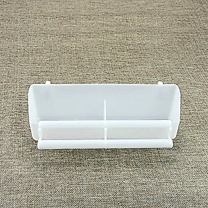 Window Pet Bird Water Feeder Cup Standing Frame Plastic Food Feeder Device for Parrots Budgie Cockatiel Poultry Pigeon Quail Cages Feeder