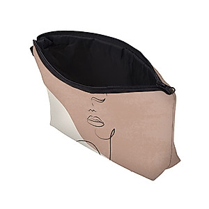 Deanfun Makeup Case Small, Cosmetic Zipper Bag Waterproof for Purse Mini, Women Cute Traveling Accessories Pouch for Ladies Thanksgiving Christmas Gifts(D2-55419)