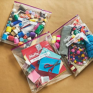 Hefty Slider Jumbo Storage Bags, 2.5 Gallon Size, 12 Count