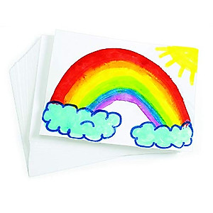 Colorations Art Paper, 9" x 12" Painting & Craft Paper, Finger Paints, Watercolor, Tempera, Drawing, Art Room & Homeschool Crafts 100 sheets