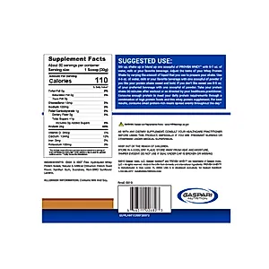 Gaspari Nutrition Proven Whey, 100% Hydrolyzed Whey Isolate, High Protein, Lactose Free, Low Carbohydrate and Low Sugar (4 lb, Cinnamon French Toast)