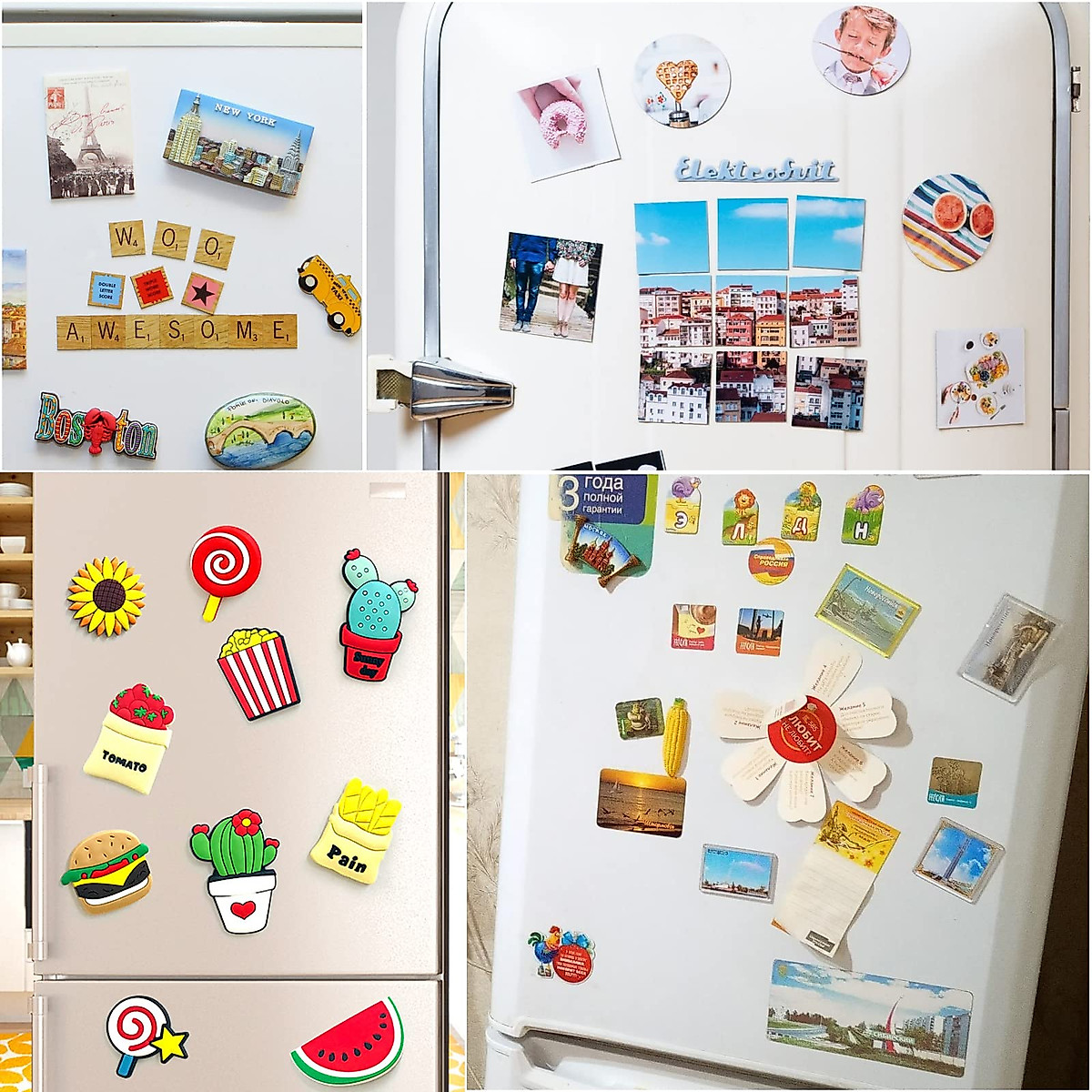 15 Pack Magnetic Sheet with Adhesive, 3.7" x 5.7" Adhesive Magnetic Sheets, Cuttable Flexible Magnetic Sheet, Displate Replacement Magnets Backing