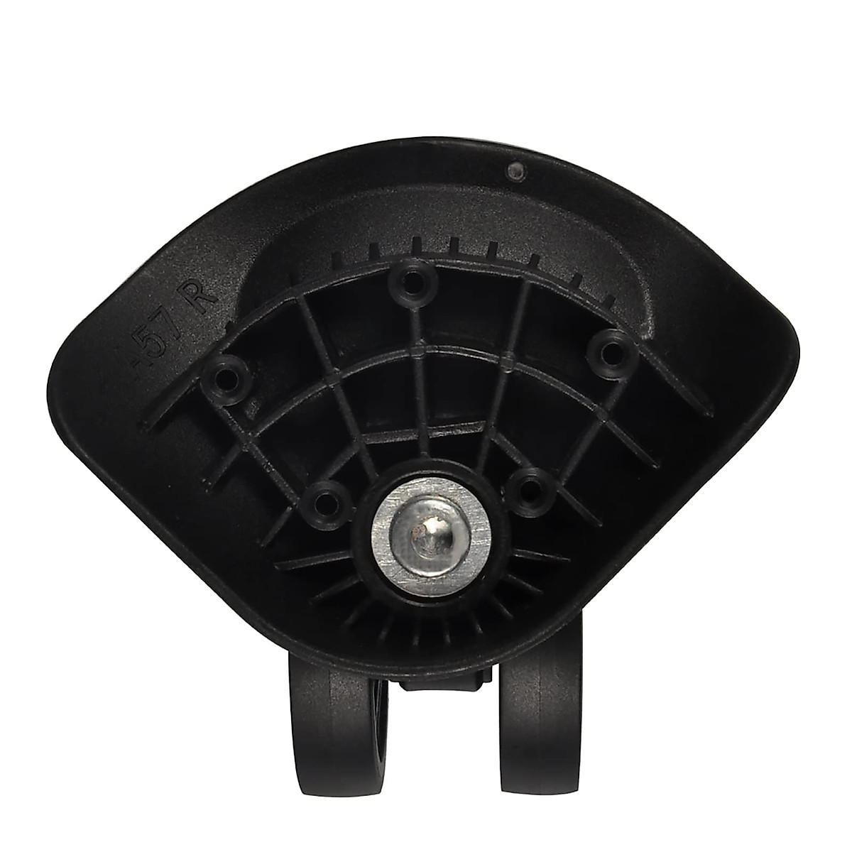 Luggage Suitcase Replacement Wheel, 360 Degree Swivel Caster Wheel Black Plastic Travel Luggage Trolley Spare Rotating Wheel for Outdoor Repair Replacement