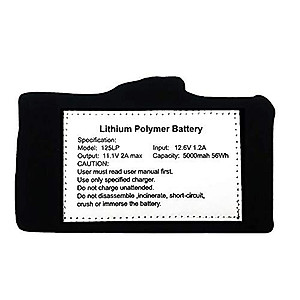 HomWanna 12V Heated Jacket Battery Li-Polymer Replacement 12V Heated Vest Batteries Pack Fit for Milwaukee PROSmart Dewalt Craftsman Revean M12 Heating Jackets (5000mAh)