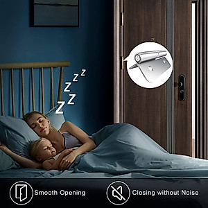 2.5 Inch Lift Off Hinges, 304 Stainless Steel Small Slip Joint Flag Hinges, Removable Hinges for Wooden Metal Doors, Cabinet Doors, Metal Boxes and More (Left Handed, 4 PCS)