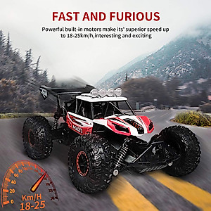 WQ Remote Control Car, 2.4GHz High Speed RC Cars, Offroad Hobby RC Racing Car, 1/14 Scale RC Truck, All Terrain Waterproof Electric Toy Car Gift Boys Girls Kids for 3 4 5 6 7 8 9 Year Old