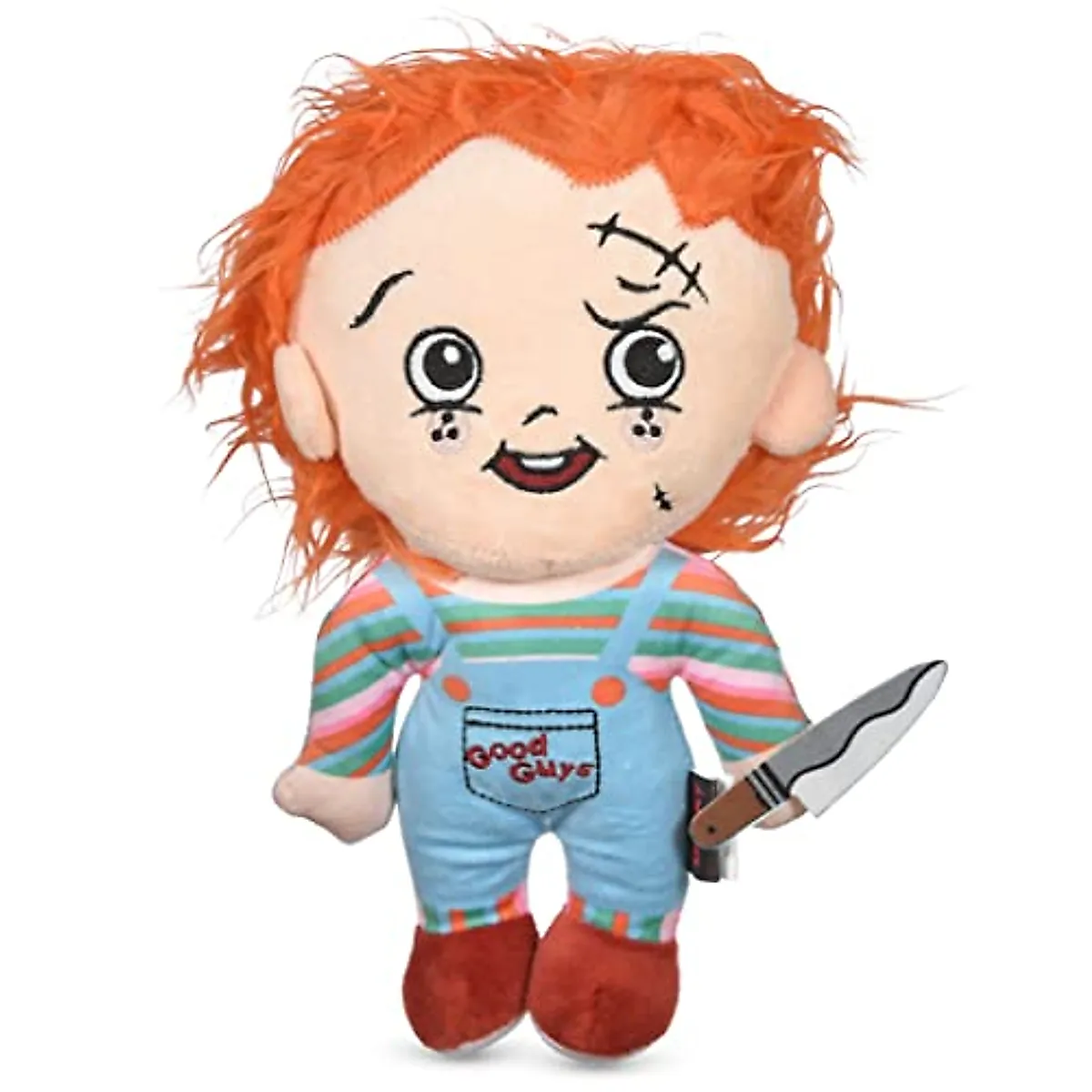 Universal Studios Horror CHUCKY 6" Plush Toy for Dogs | Medium Sized Squeaky Dog Toy, Dog Chew Toy with Squeaker | Horror Movie Toys for All Dogs, Official Dog Toy Product of Universal CHUCKY